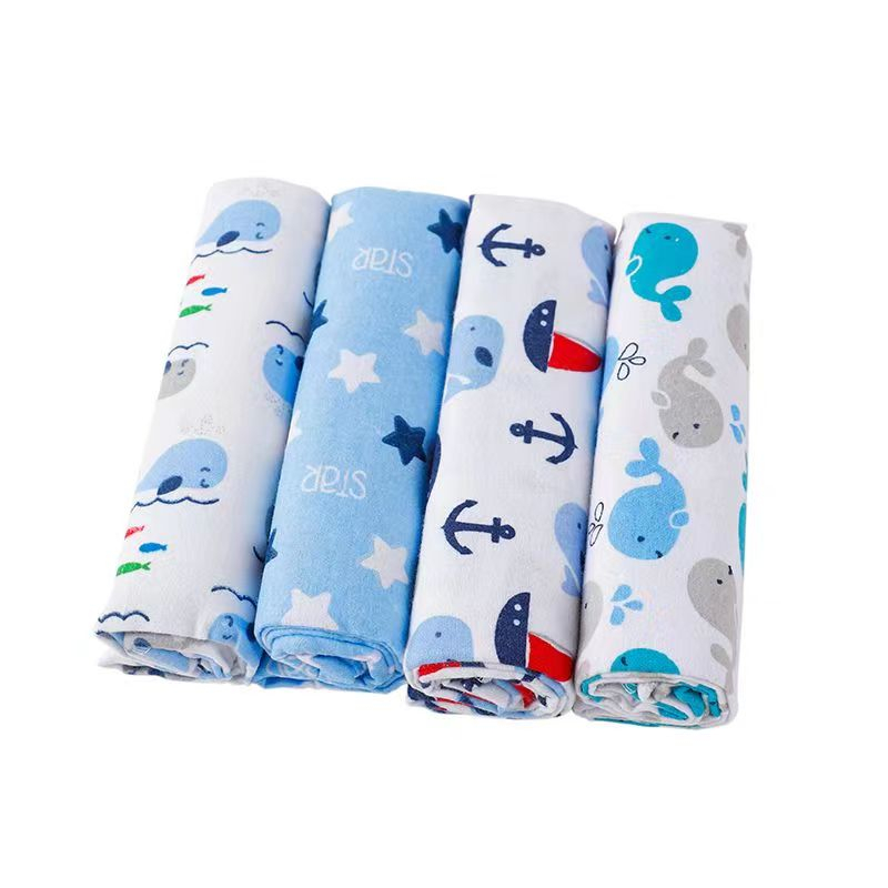 Baby Blanket Flannel 4pcs in 1 Pack Blanket For Baby Towel Recieving ...