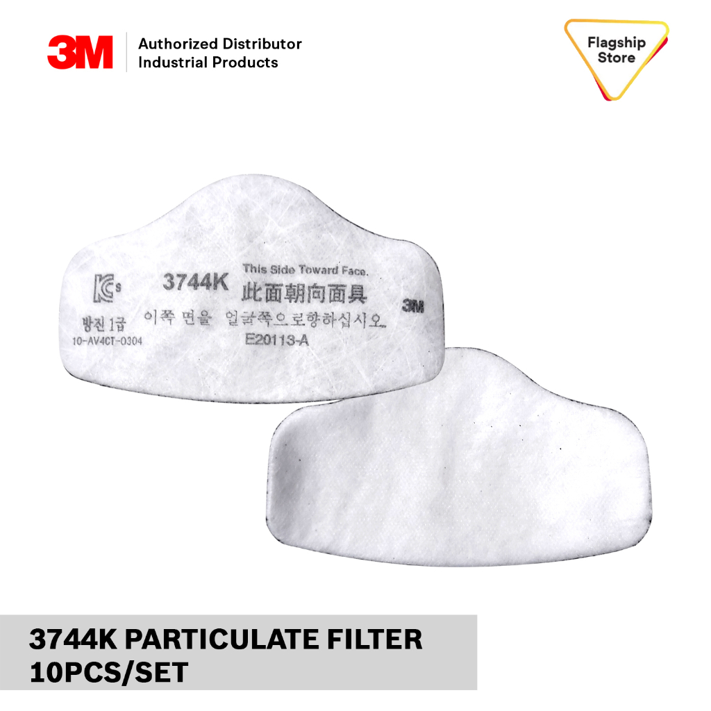 3M™ PARTICULATE FILTER 3744K 10PCS/SET | Shopee Philippines