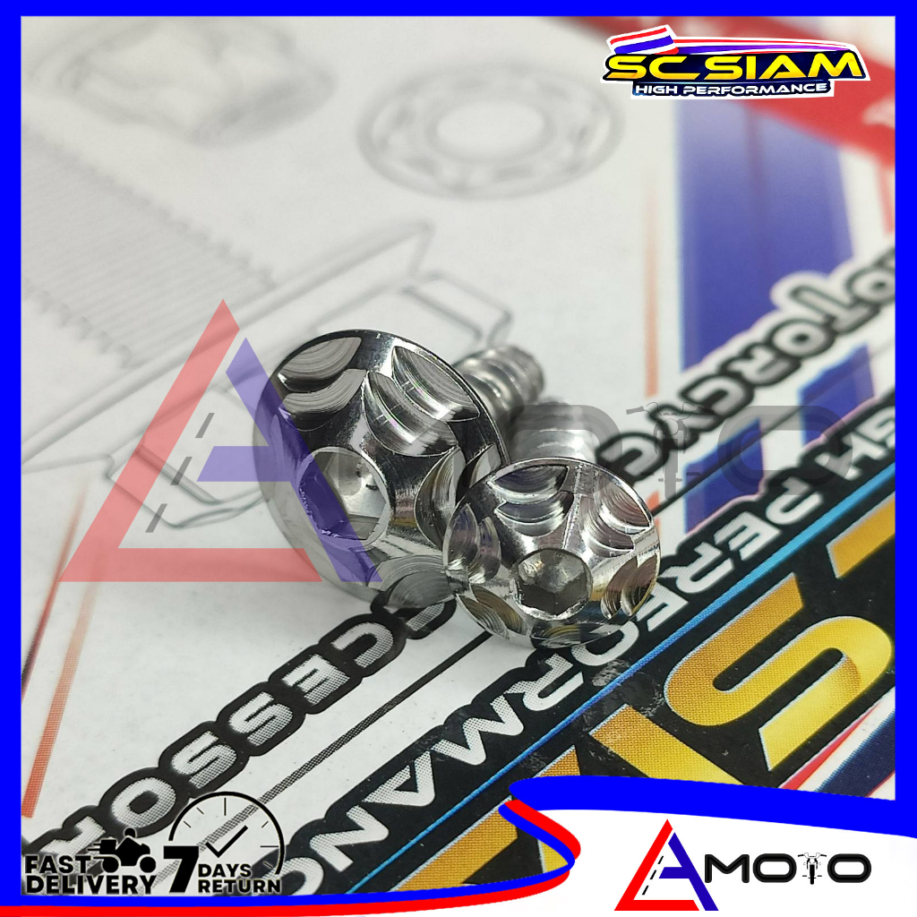 ORIGINAL SC SIAM BODY SCREW STAR TYPE FAIRINGS / FLERINGS / FLAIRINGS ...