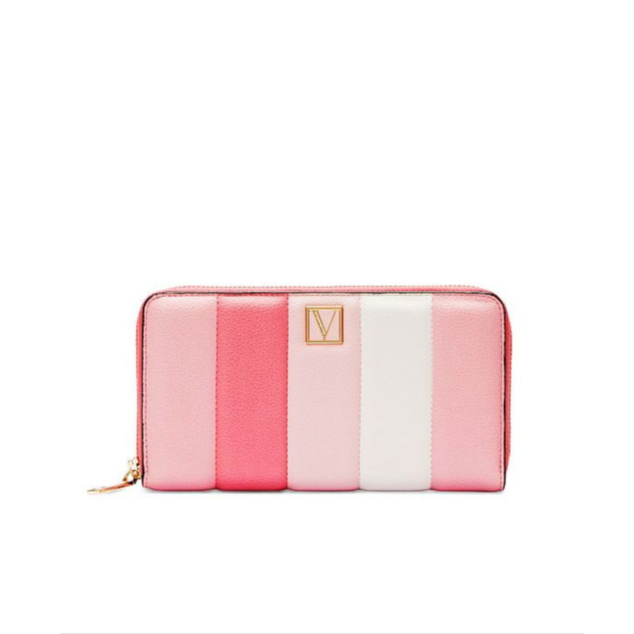 Victoria's Secret The Victoria Wallet Pink Multi Stripe (Limited ...