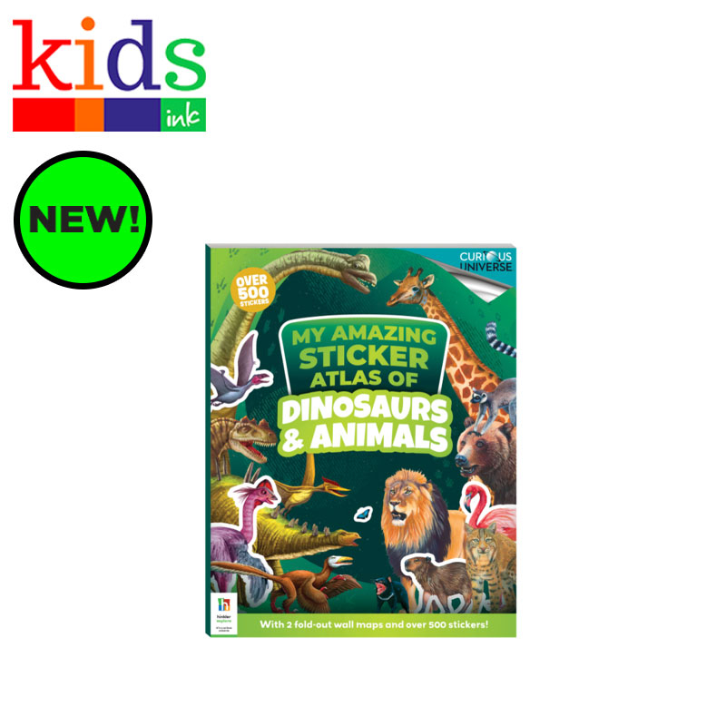 Incredible Sticker Atlas: Dinosaurs and Animals - Kids Ink | Shopee ...