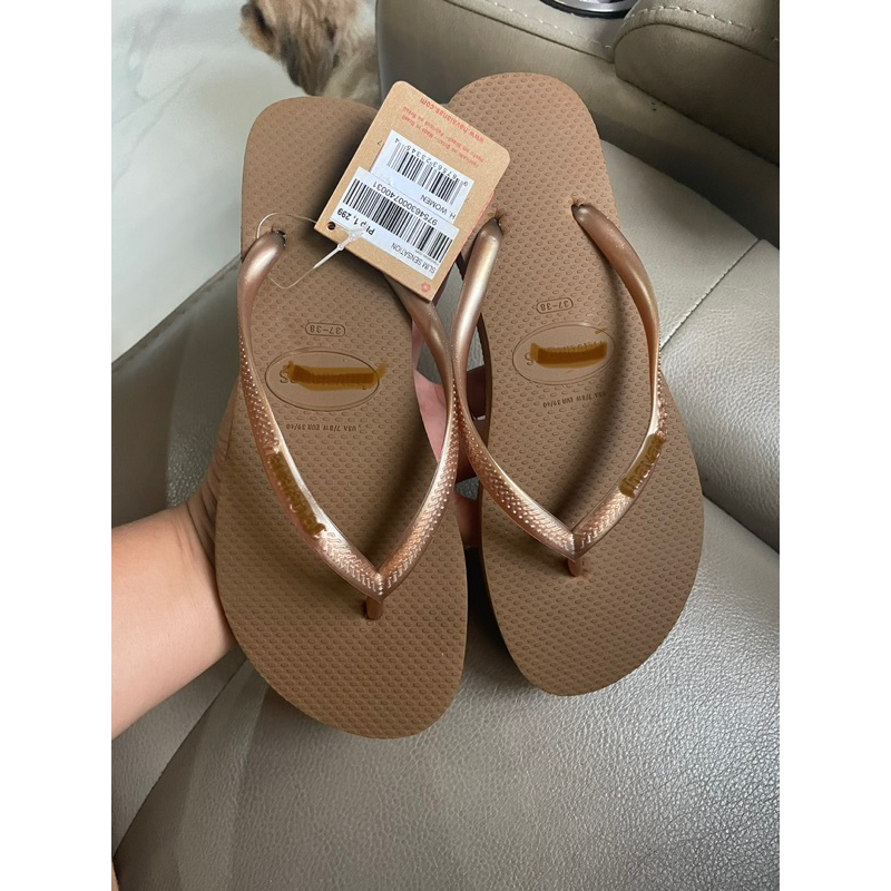 SLIM SLIPPER PLAIN FOR WOMEN (Chocobrown) | Shopee Philippines