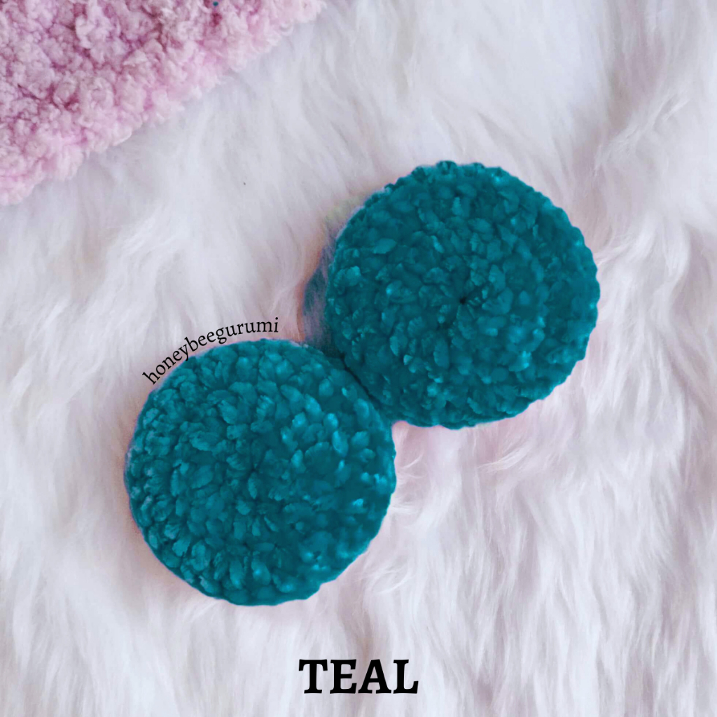 SOFT VELVET CROCHET HEADSET COVER 6 cm 2.5 inches Mic Cover Foamies ...