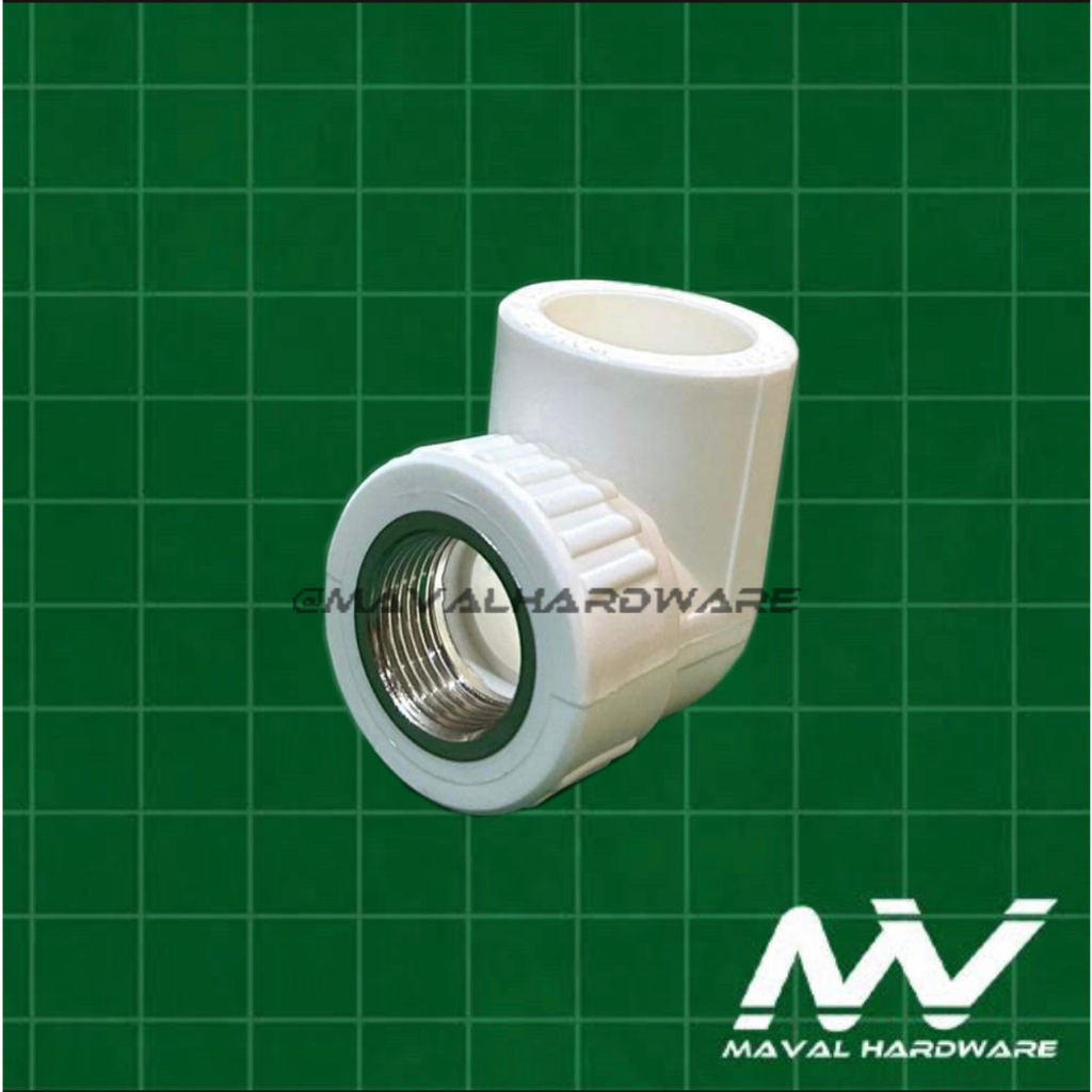 PPR Fittings Threaded Female Reduce Elbow | Shopee Philippines