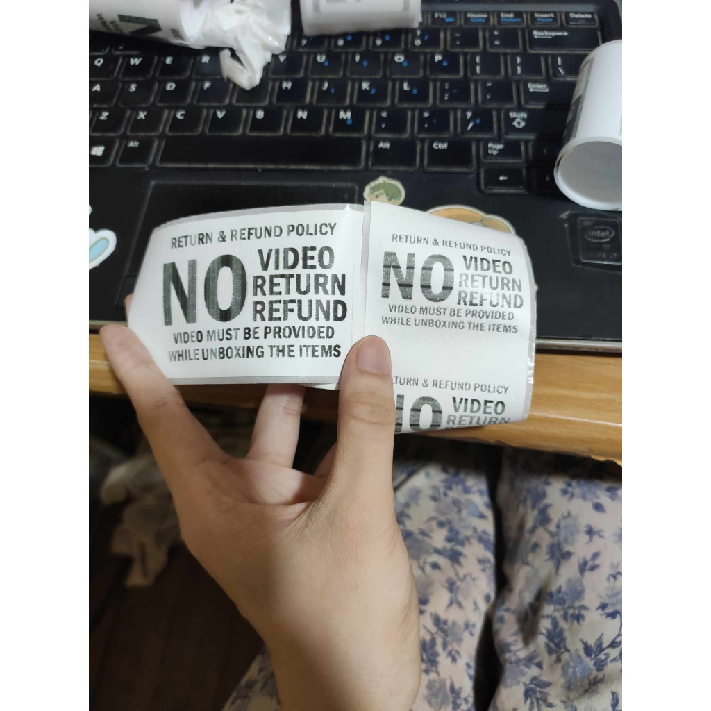 Sold per roll 9m NO VIDEO NO RETURN NO REFUND STICKER 200pcs more or ...