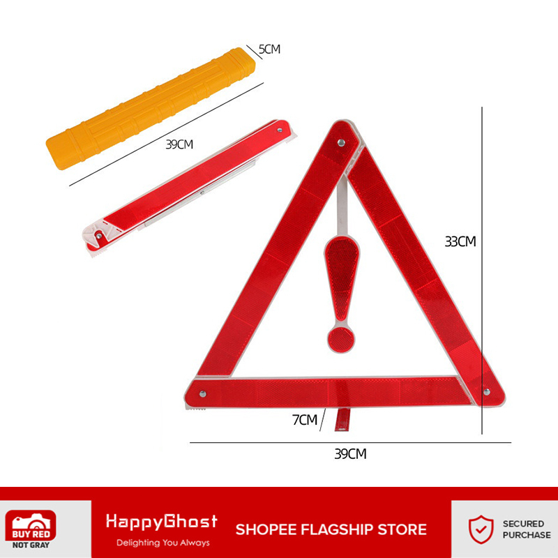 Car Early Warning Device Triangle Sign Reflective Triangle Warning ...