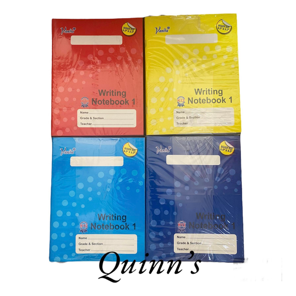 Vanda K12 Writing Notebook (big Lines) | Shopee Philippines
