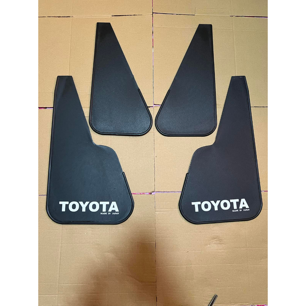 Toyota Splash Pad Logo Mud Guard TOYOTA Universal Mud Guard ABS 4pcs ...