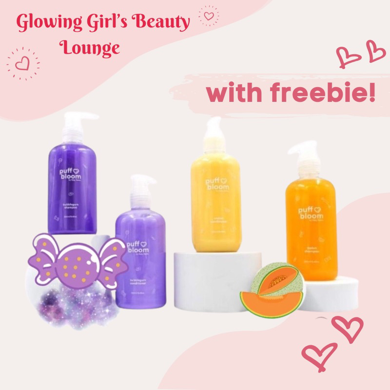 (COD + FREEBIE) Puff & Bloom Shampoo and Conditioner | Shopee Philippines