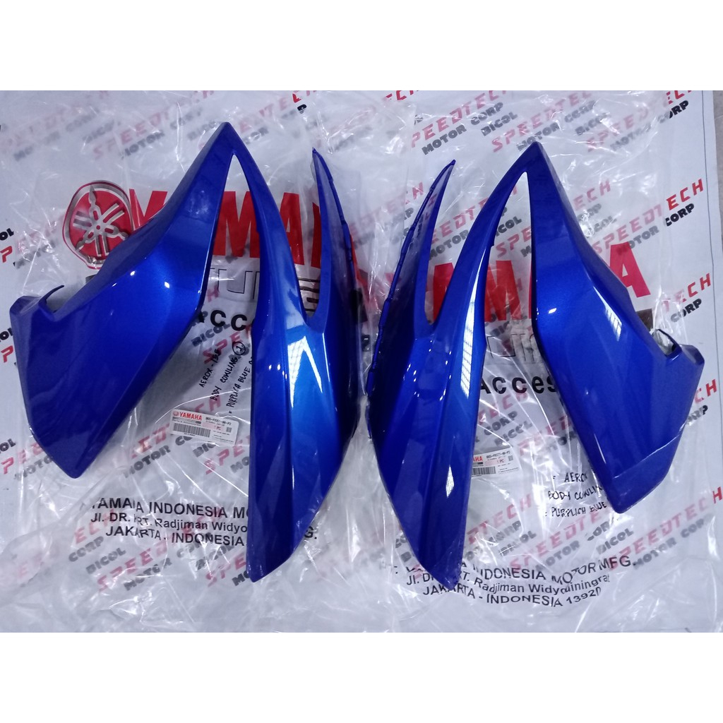 AEROX V1 2018 MODEL BODY COWLING 1 & 2 (YGP) (GENUINE: LEFT- B65-F8351 ...