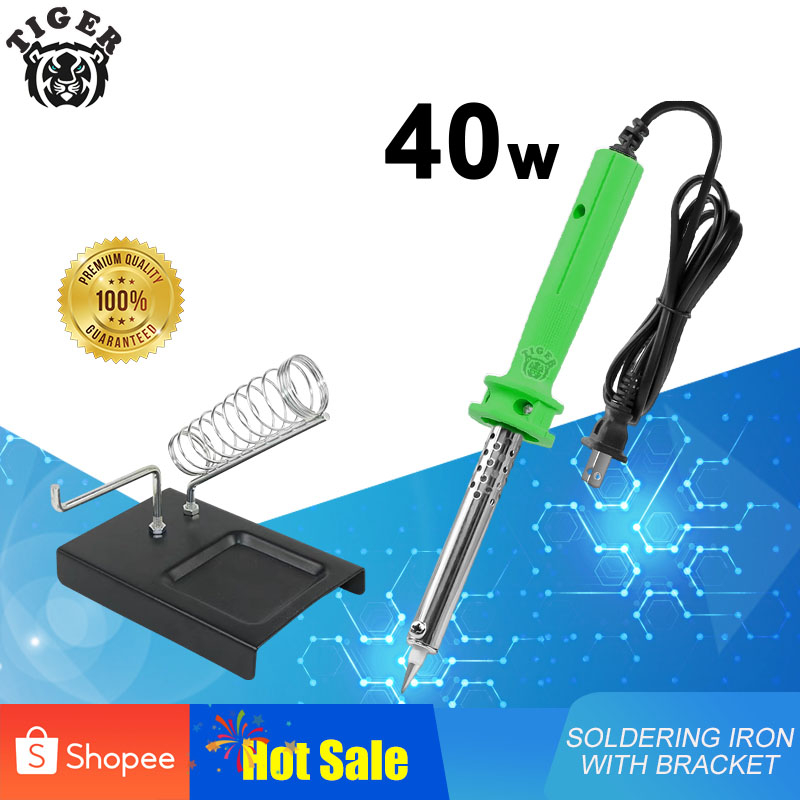 Soldering Iron Kit, 40W Electric Soldearing Gun Welding Tools, Heavy ...