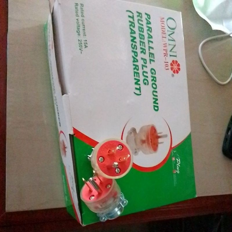 parallel ground rubber plug (transparent) | Shopee Philippines