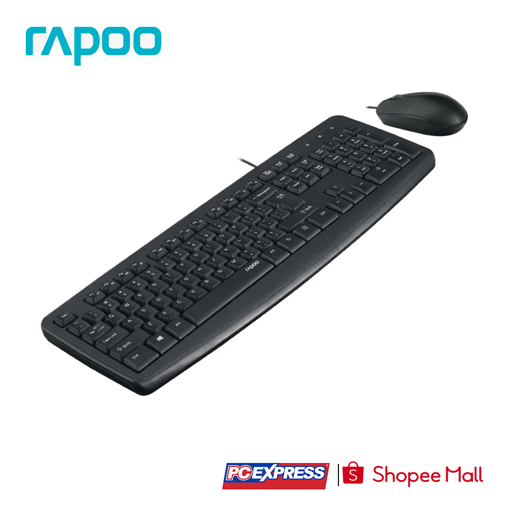 Rapoo NX1600 Wired Usb Keyboard and Mouse | Shopee Philippines