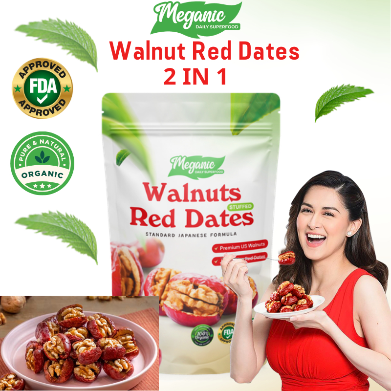 Meganic Walnut Red Dates Walnuts Ready To Eat Red Dates Anti-aging ...