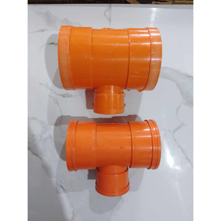 BIOPIPE PVC SANITARY TEE ORANGE | REDUCER 2 X 3" , 2 X 4" , 3 X 4 ...