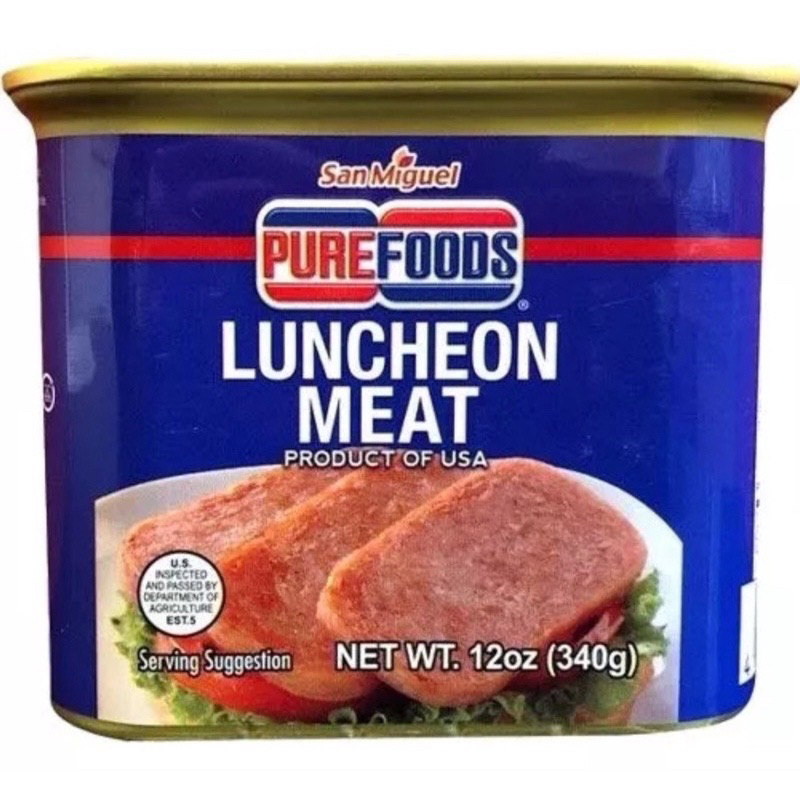 Purefoods Luncheon Meat 340g USA | Shopee Philippines