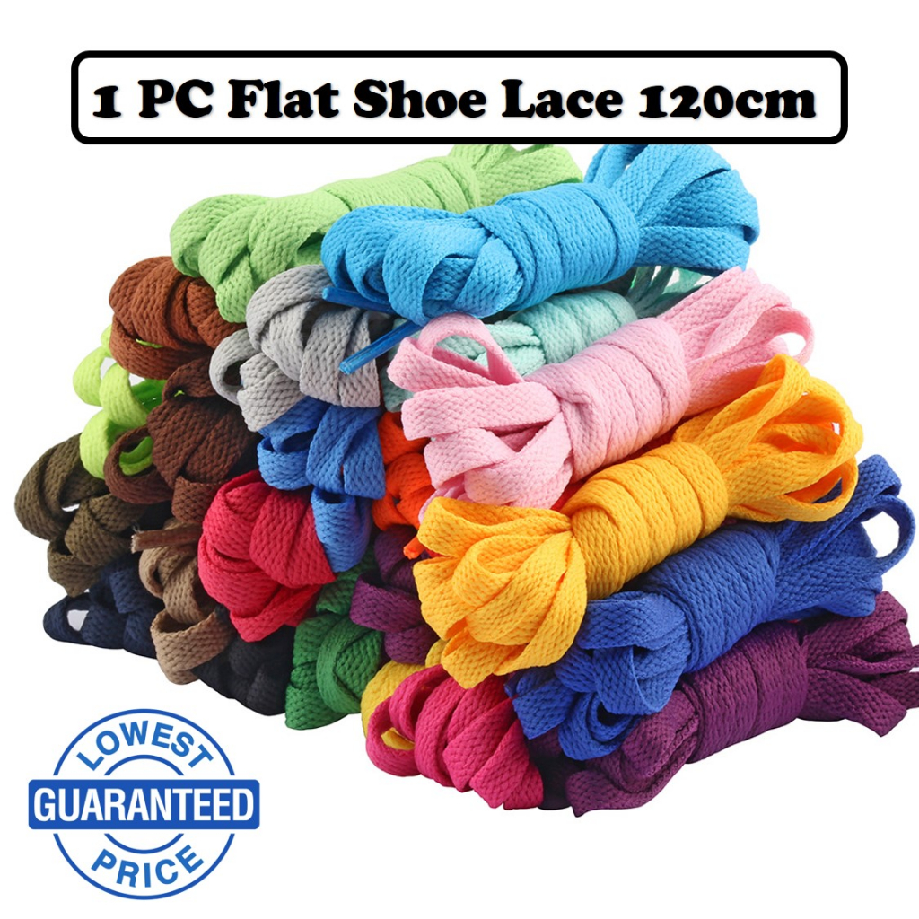 [1PC] 120cm Flat Shoe Lace - Stylish and Durable Laces for Your ...