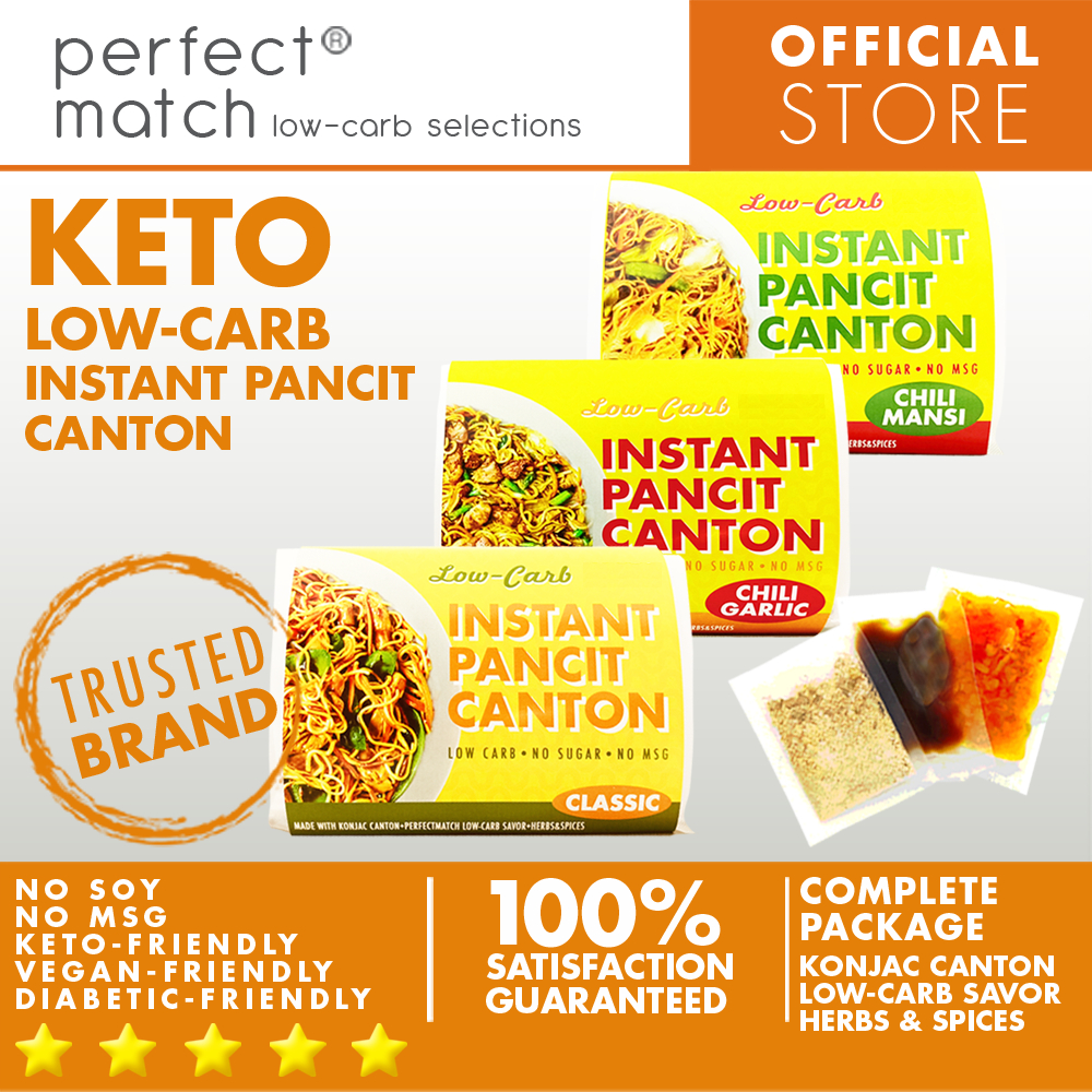PerfectMatch Low-carb® I Instant Pancit Canton l Keto-friendly l Vegan ...