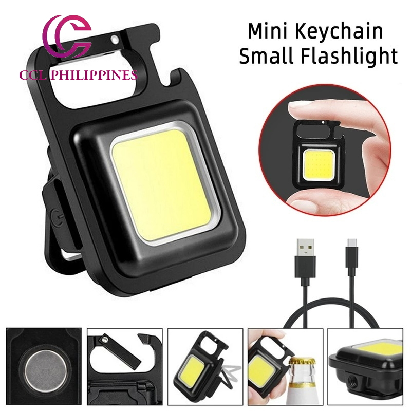 CCL PH LED Flashlight Keychain Light USB Rechargeable Flashlight ...