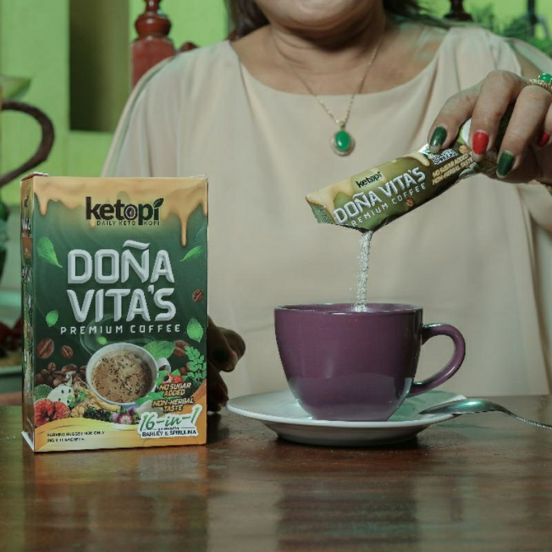 Doña Vita's Premium Coffee 16in1 10 sachet/box | Shopee Philippines