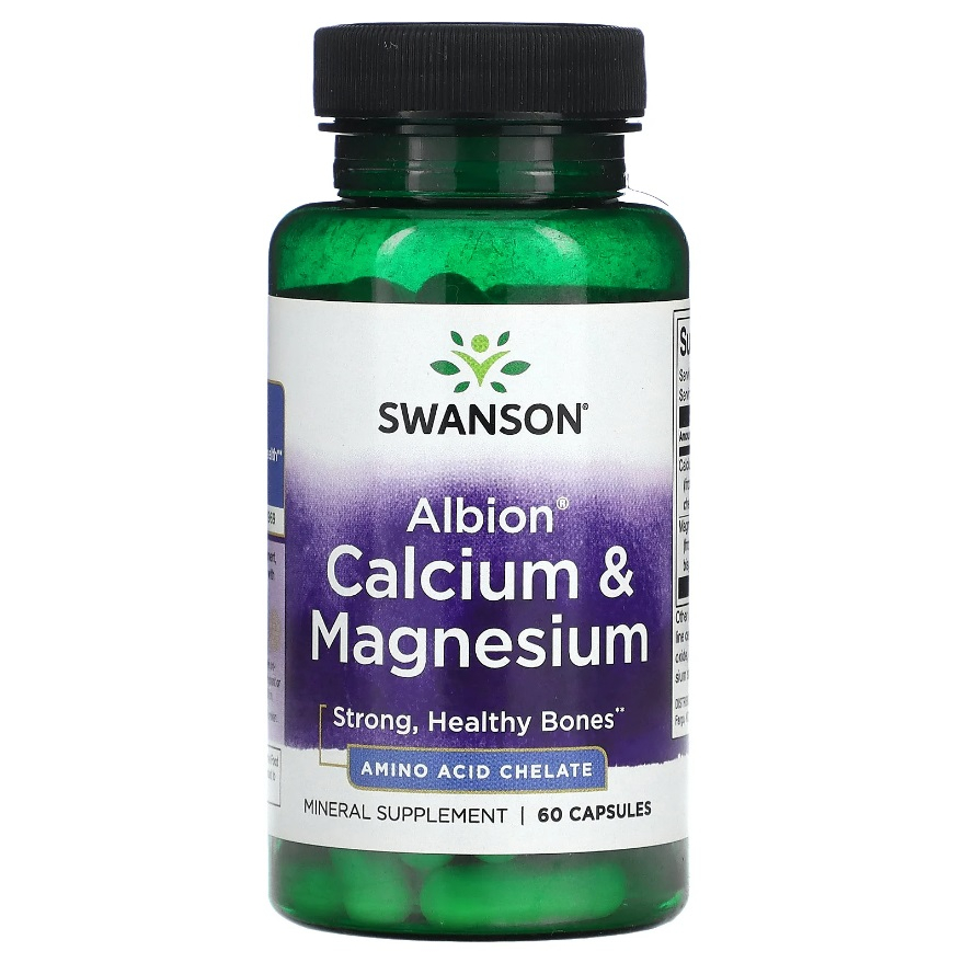 Swanson, Albion Calcium & Magnesium, 60 Capsules | Shopee Philippines