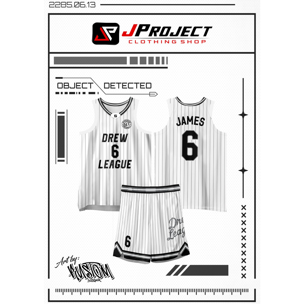 Drew League Basketball Jersey White | Shopee Philippines