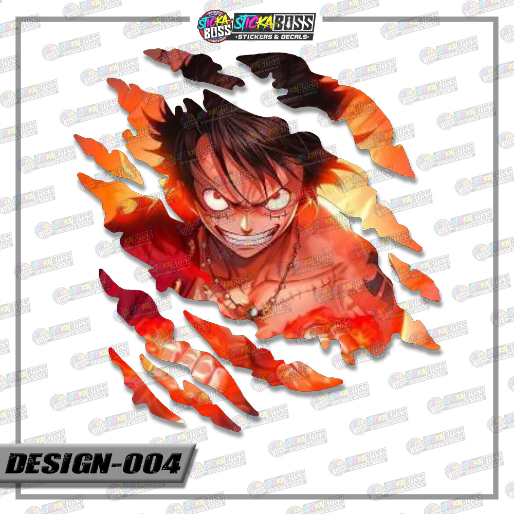ONE PIECE PART 2 | ANIME SCRATCH STICKER【VINYL PRINTED】( LAMINATED ...