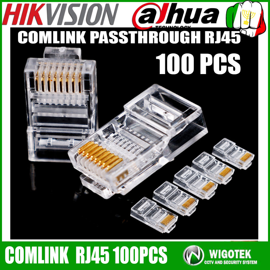 COMLINK RJ45 PASSTROUGH 100PCS CAT5E/CAT6 | Shopee Philippines
