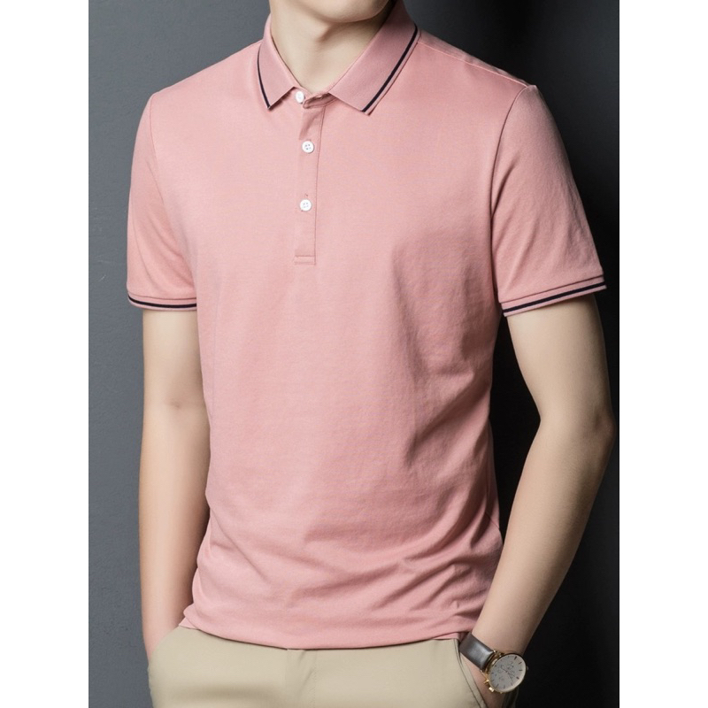 plain color polo shirt for men’s . | Shopee Philippines
