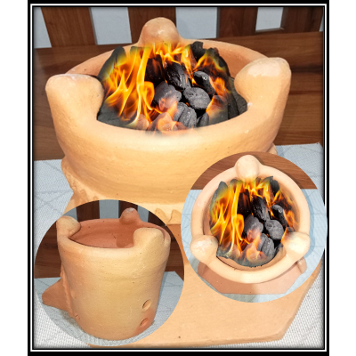 Kalan de Uling /Kahoy | Clay Grill Stove | Shopee Philippines