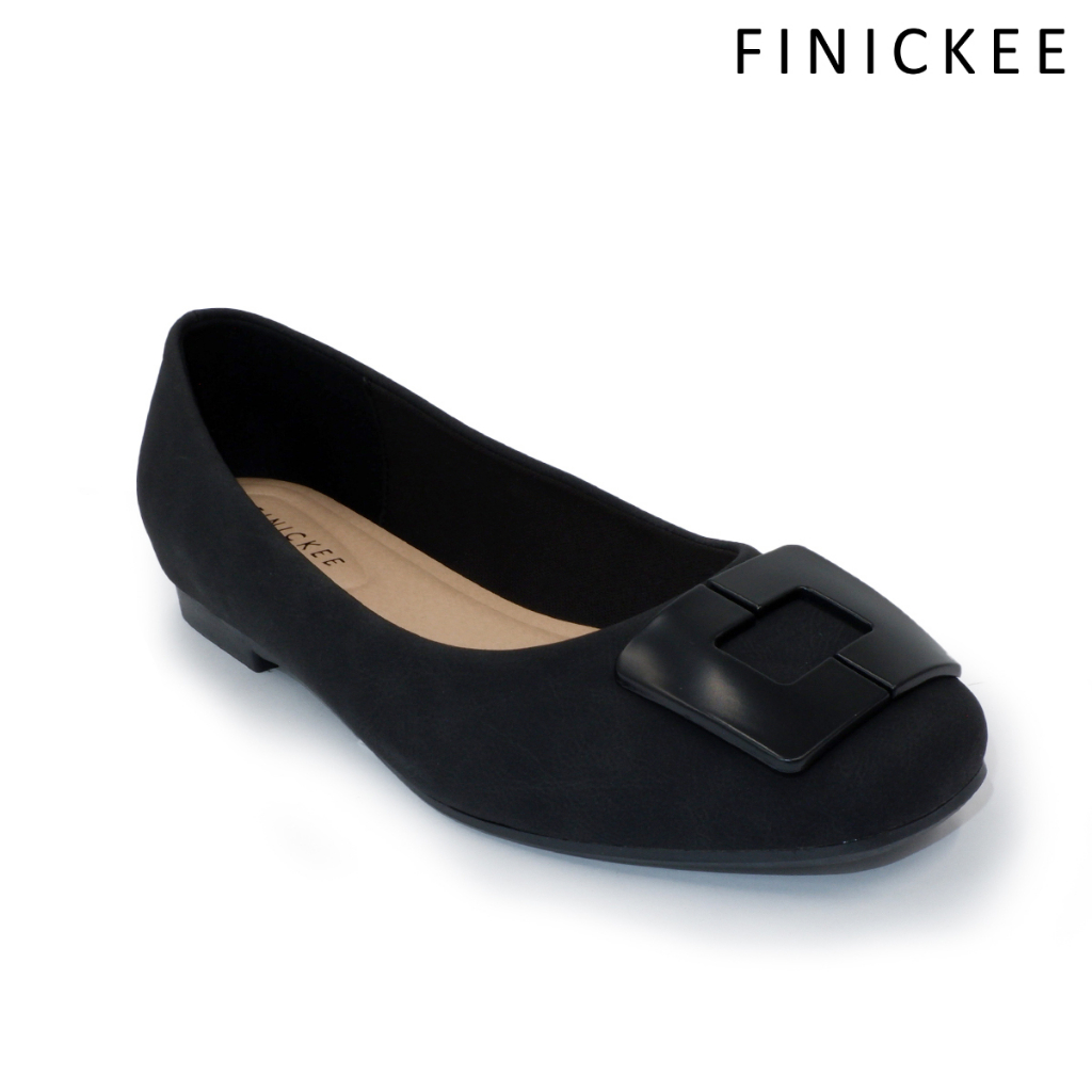 Finickee Joy Flats Doll Shoes (Black/Taupe) | Shopee Philippines