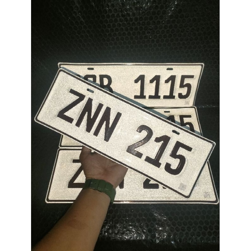 CAR TEMPORARY PLATE NEW FORMAT 2024 ~ REFLECTORIZED AVAILABLE | Shopee ...