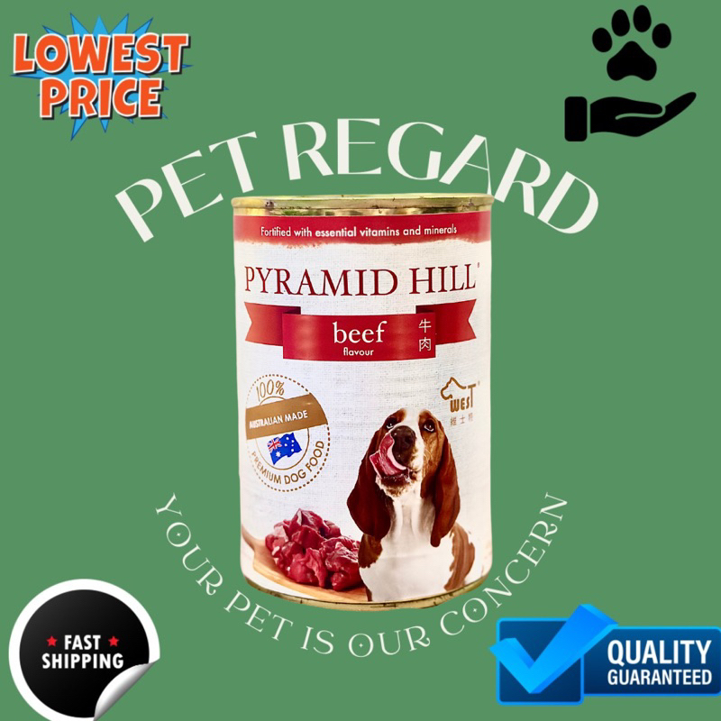Pyramid Hill Beef Dog Wet Food 400g(maximum 5 cans per order) | Shopee ...