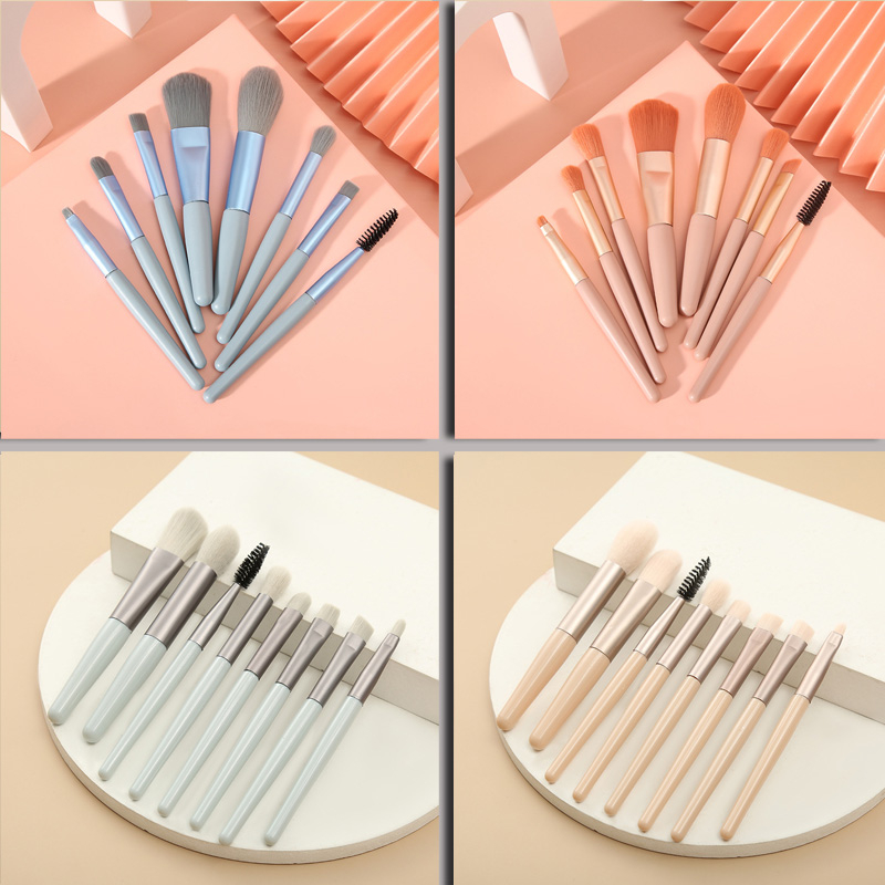 8pcs High Quality Makeup Brush Set Makeup Powder Eyeshadow Foundation ...