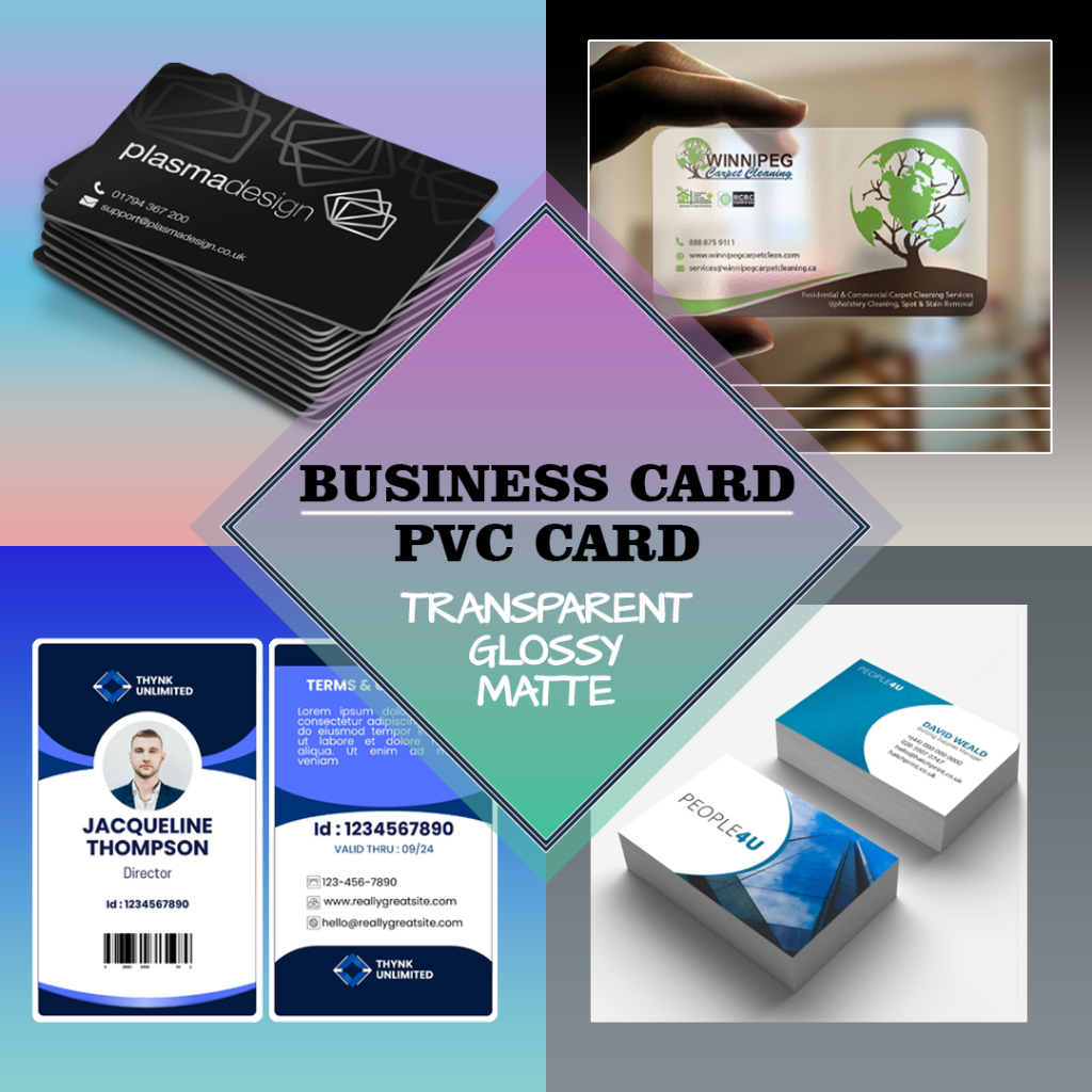 Calling Card / Business Card (Matte, Glossy, Transparent, Glittery ...