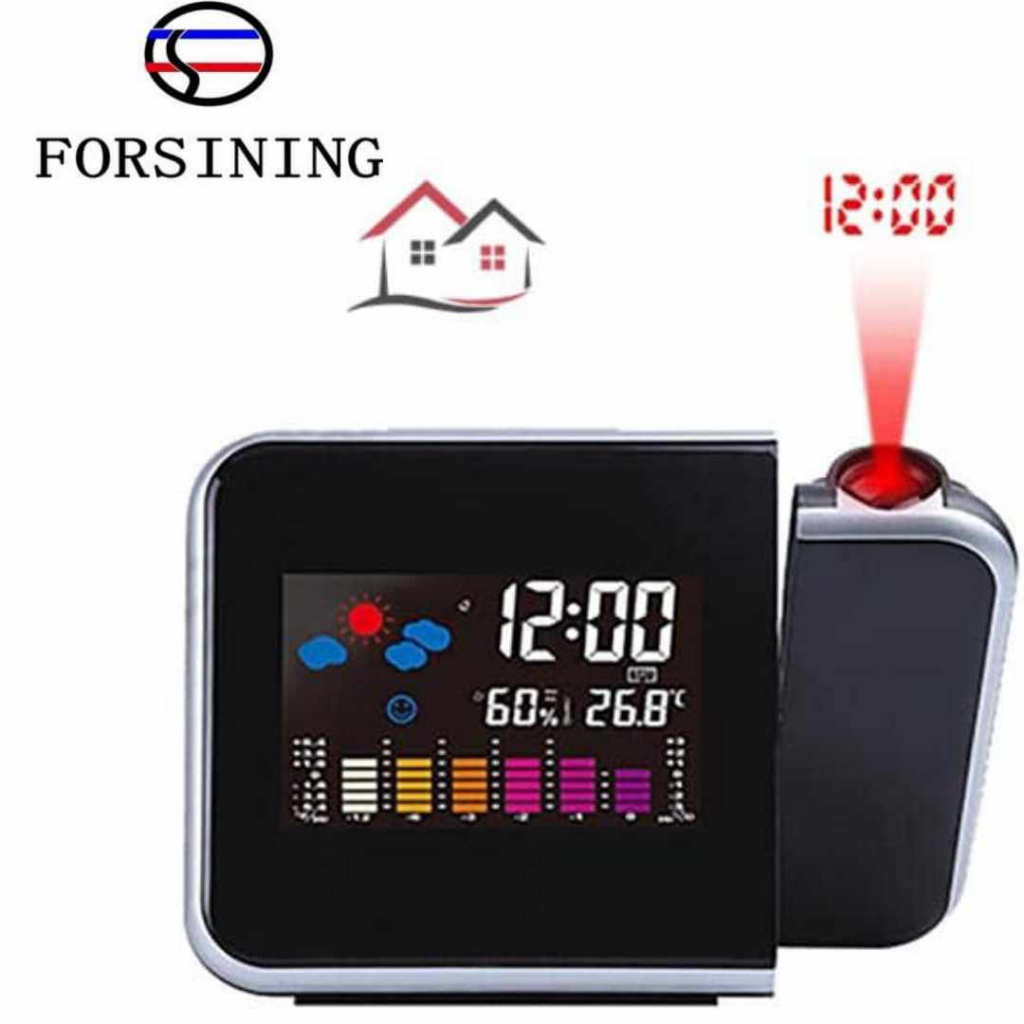 Digital LED LCD Projector Projection Weather Station Color Screen ...