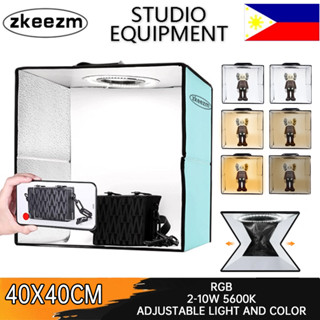 ZKeezm 40CM 120LED Light box Photography Box Portable Foldable Studio ...
