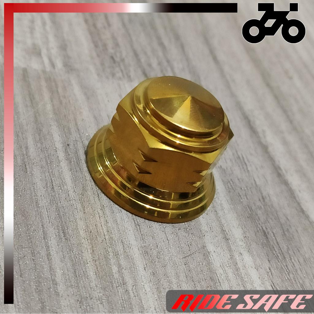 HENG STAINLESS REAR MAGS NUT MIO SPORTY / MIO I / MIO SOUL / NMAX ...