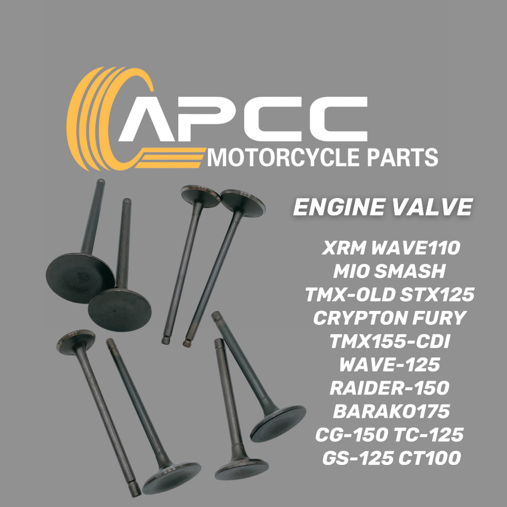 MOTORCYCLE ENGINE VALVE XRM/WAVE110/125/MIO/TMX155-CDI/TC-125/CG-150 ...