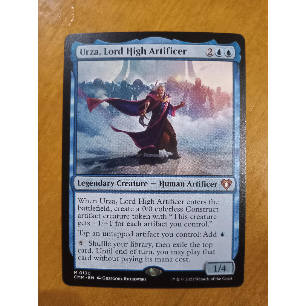 MTG Urza, Lord High Artificer Mythic Commander Masters Magic: the ...