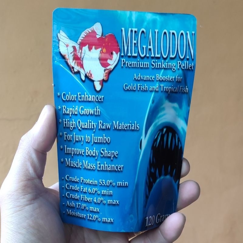 Megalodon Premium Sinking Pellet (goldfish food & all fresh water fish ...