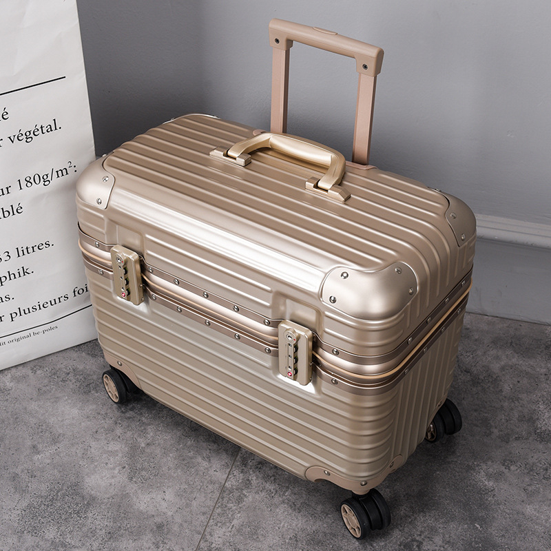 Aluminum boarding case luggage aircraft captain luggage special travel ...