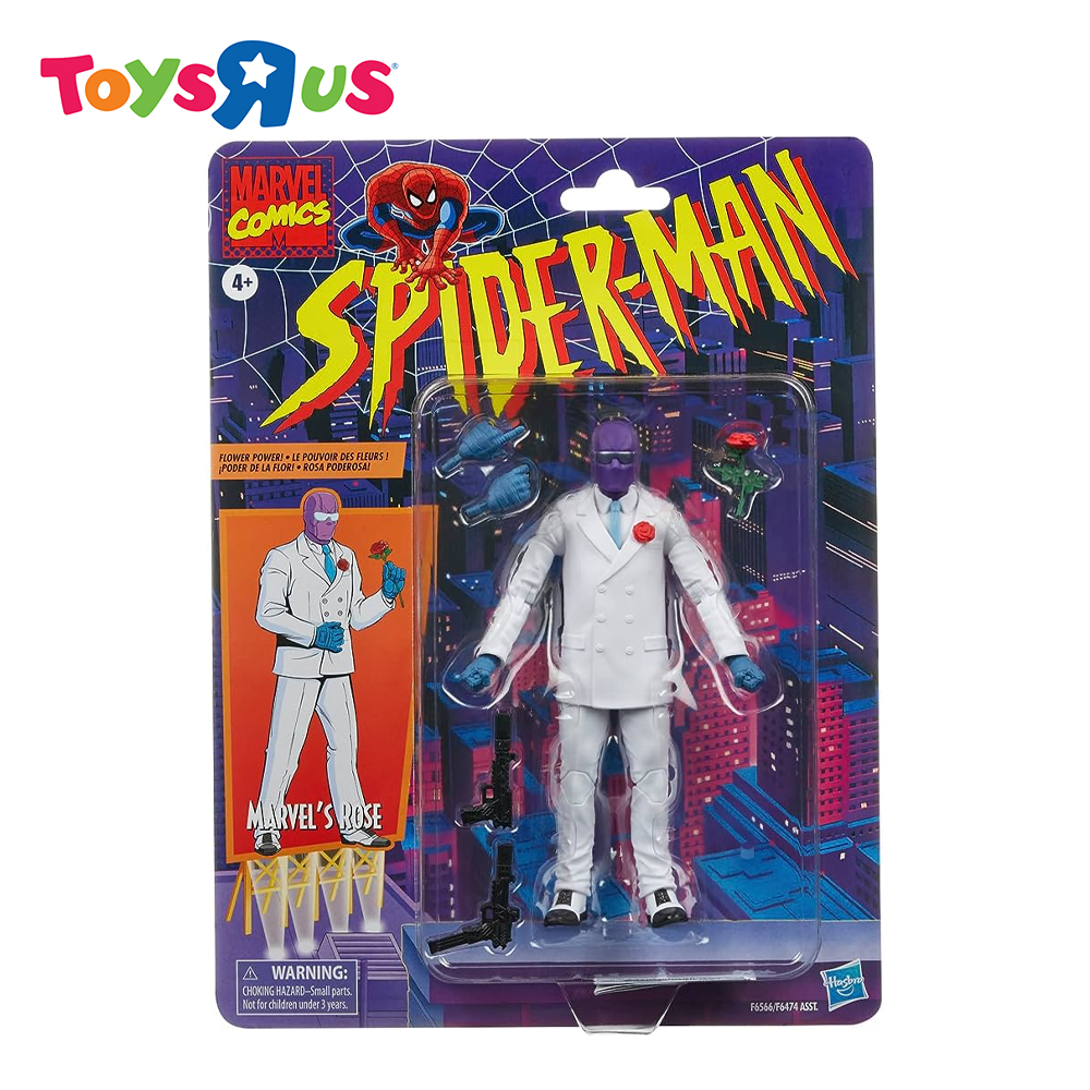 Marvel Legends Series Spider-Man Retro Collection - Marvel's Rose ...