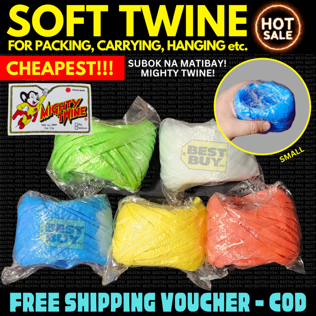 Plastic Straw Tali Soft Twine (Small) - Softy Twine - Mighty Twine ...