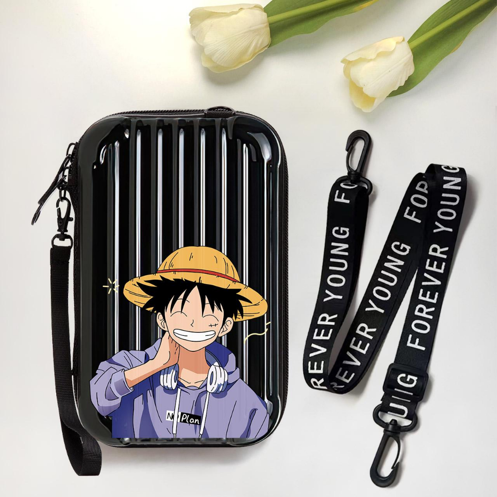 One Piece Luffy Fashion Men's and Women's Handbag Crossbody Bag Mini ...