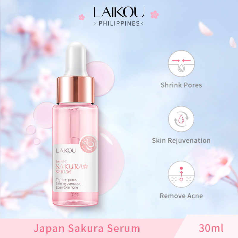 LAIKOU Sakura Face Serum Cherry blossoms Whitening Anti-aging Remove ...