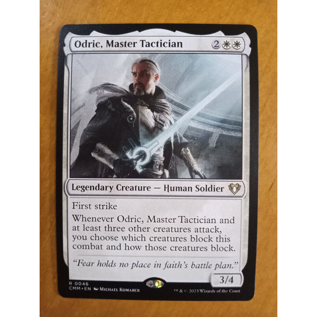 MTG Odric, Master Tactician Rare Commander Masters Magic: the Gathering ...