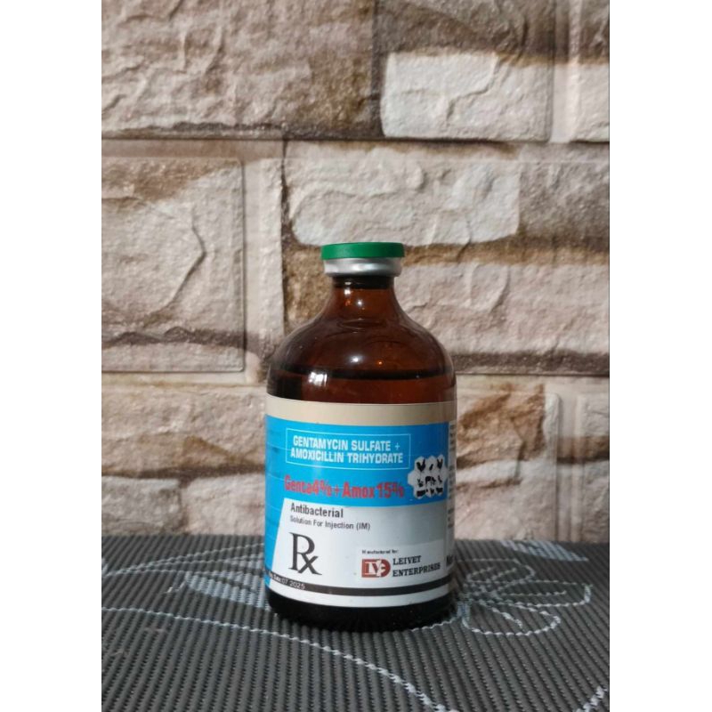 Genta 4% + Amox 15% (Gentamyucin Sulfate + Amoxicillin Trihydrate ...