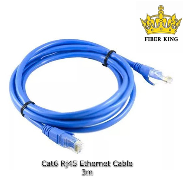 Allan UTP Cable Patch Cord Patch Cable with RJ45 CAT6 3M Blue Lan Cable ...
