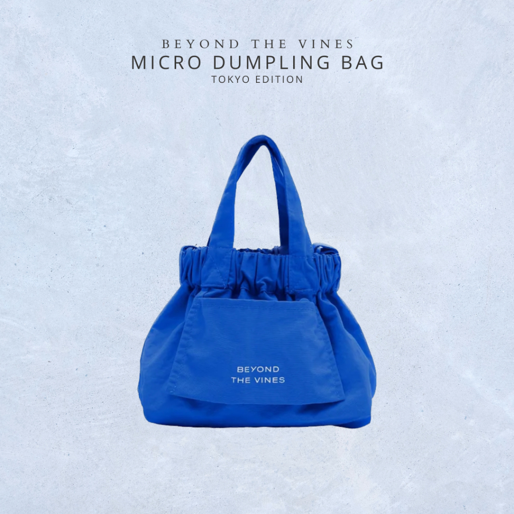 Beyond The Vines - Micro Dumpling Bag (COBALT/ Tokyo Edition) | Shopee ...